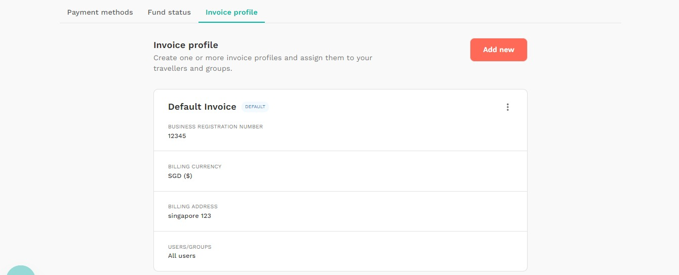 How to set up your invoice profile(s) – Help Centre