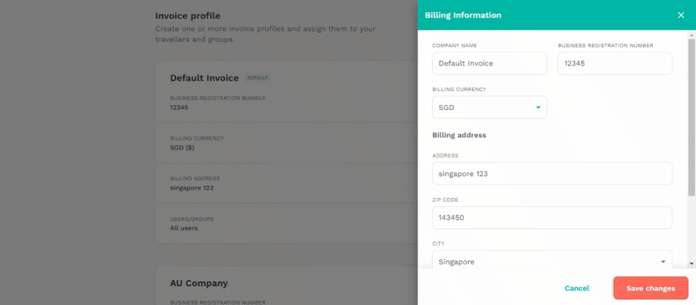 How to set up your invoice profile(s) – Help Centre