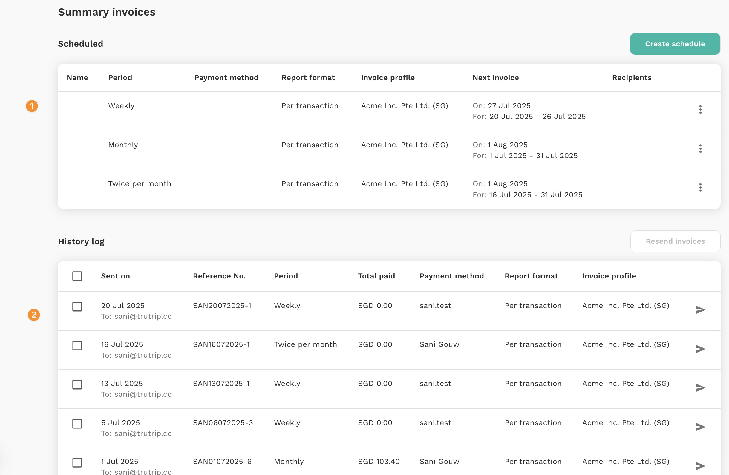 How do summary invoices work? – Help Centre