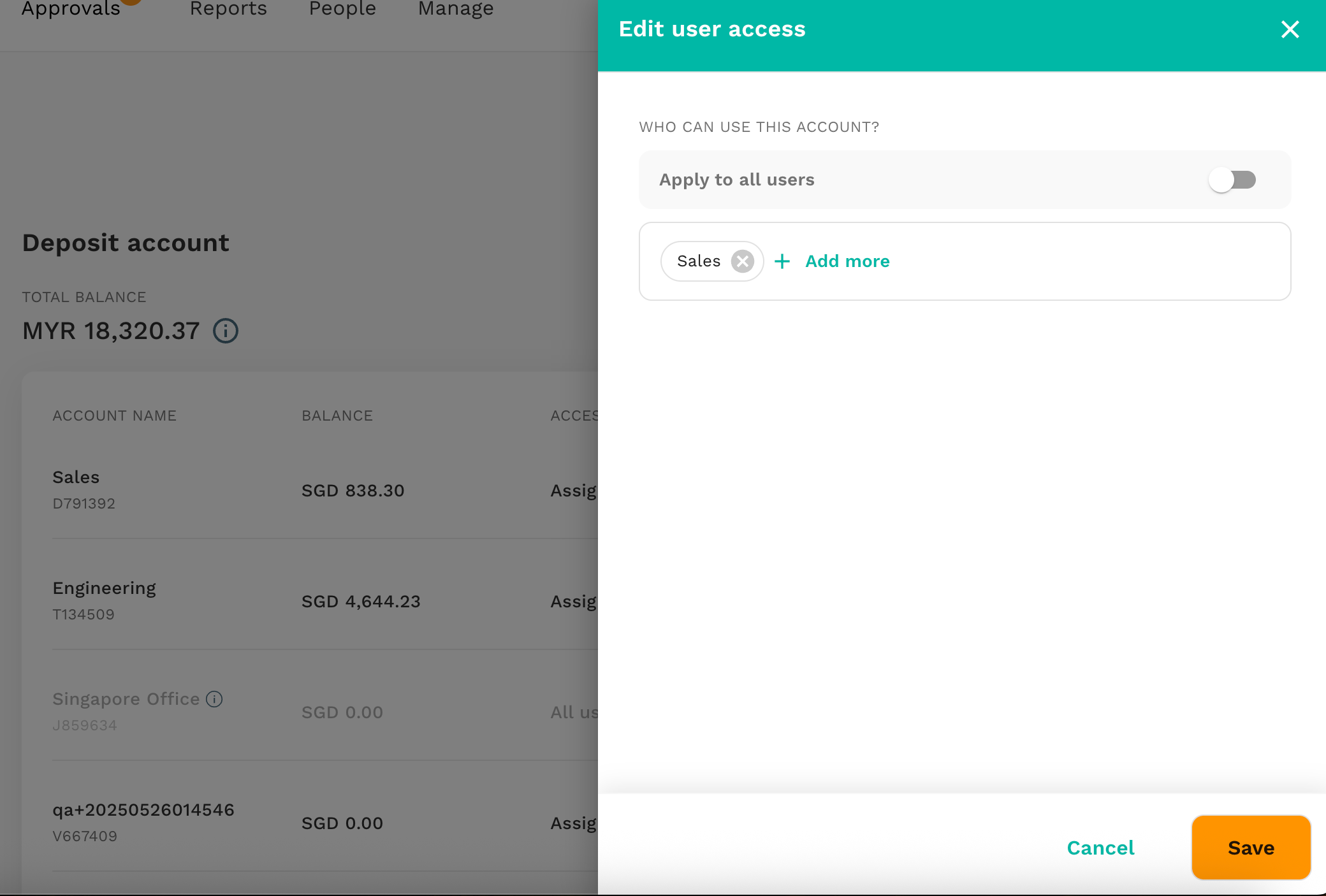 Assigning payment methods to your travellers and groups – Help Centre